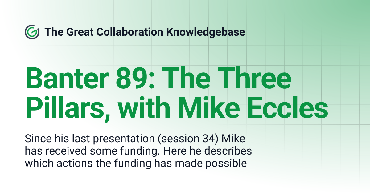 Banter 89: The Three Pillars, with Mike Eccles | The Great ...